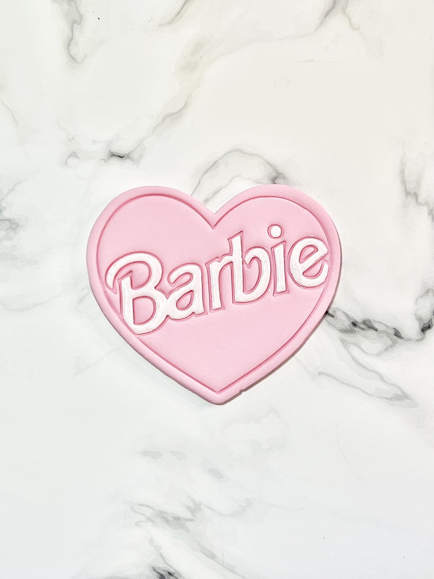 Cortante Barbie Corazón - PauCakes Argentina