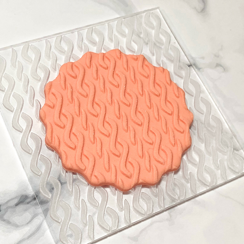 Stamp Relieve Textura Tejido – PauCakes Argentina