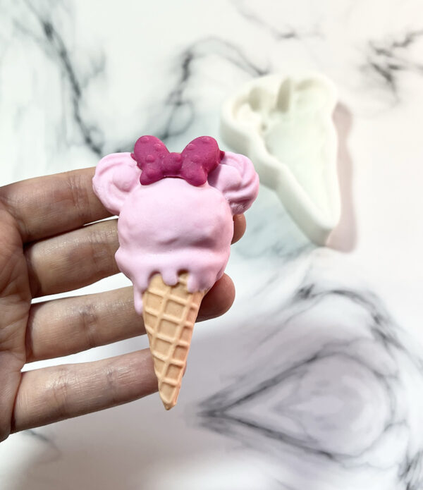Molde de Silicona Helado Minnie - PauCakes Argentina