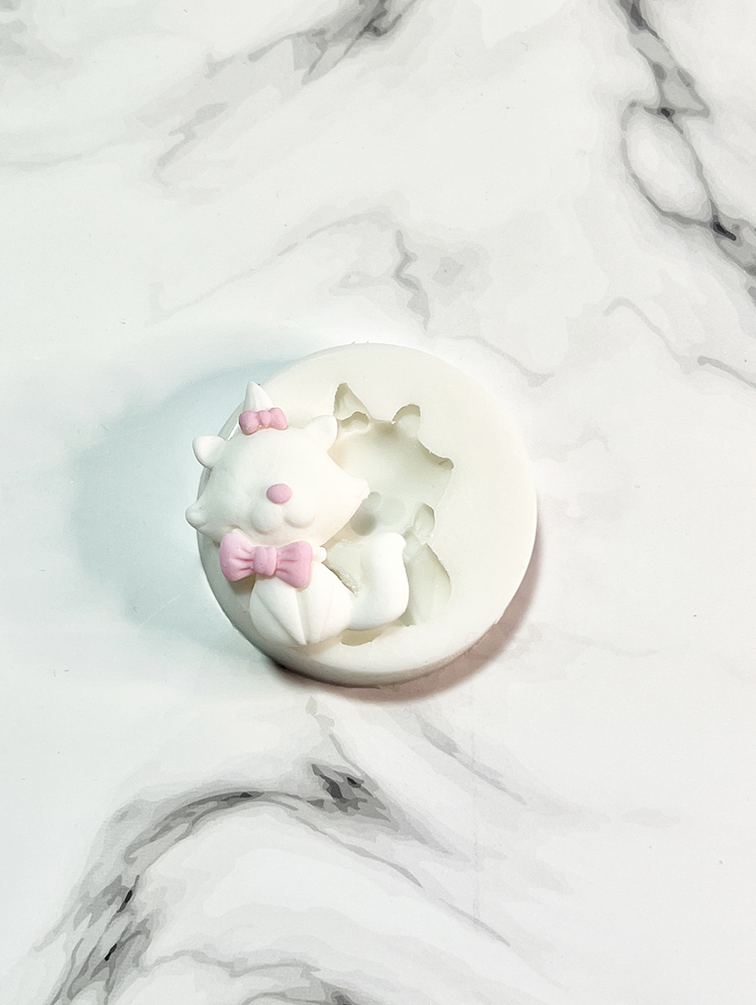 Molde de Silicona Gata Marie - PauCakes Argentina