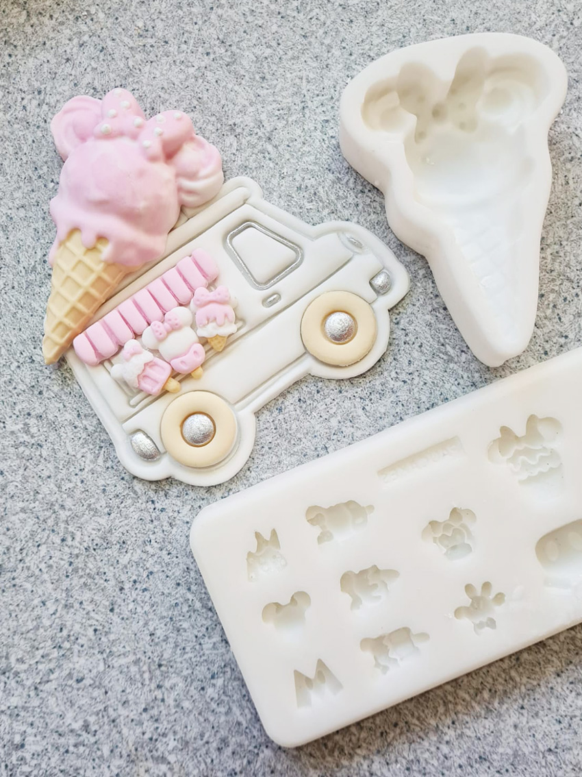 Molde de Silicona Helado Minnie - PauCakes Argentina