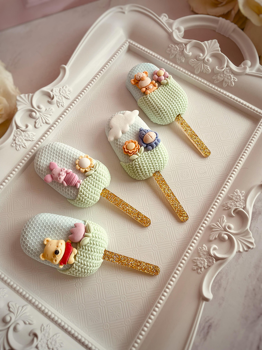Palitos Sticks Glitter Oro x 25 unidades 7,5cm - PauCakes Argentina